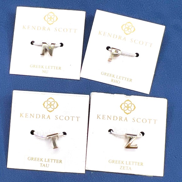Kendra Scott | Jewelry | Kendra Scott Greek Letter Charms N Z Read ...